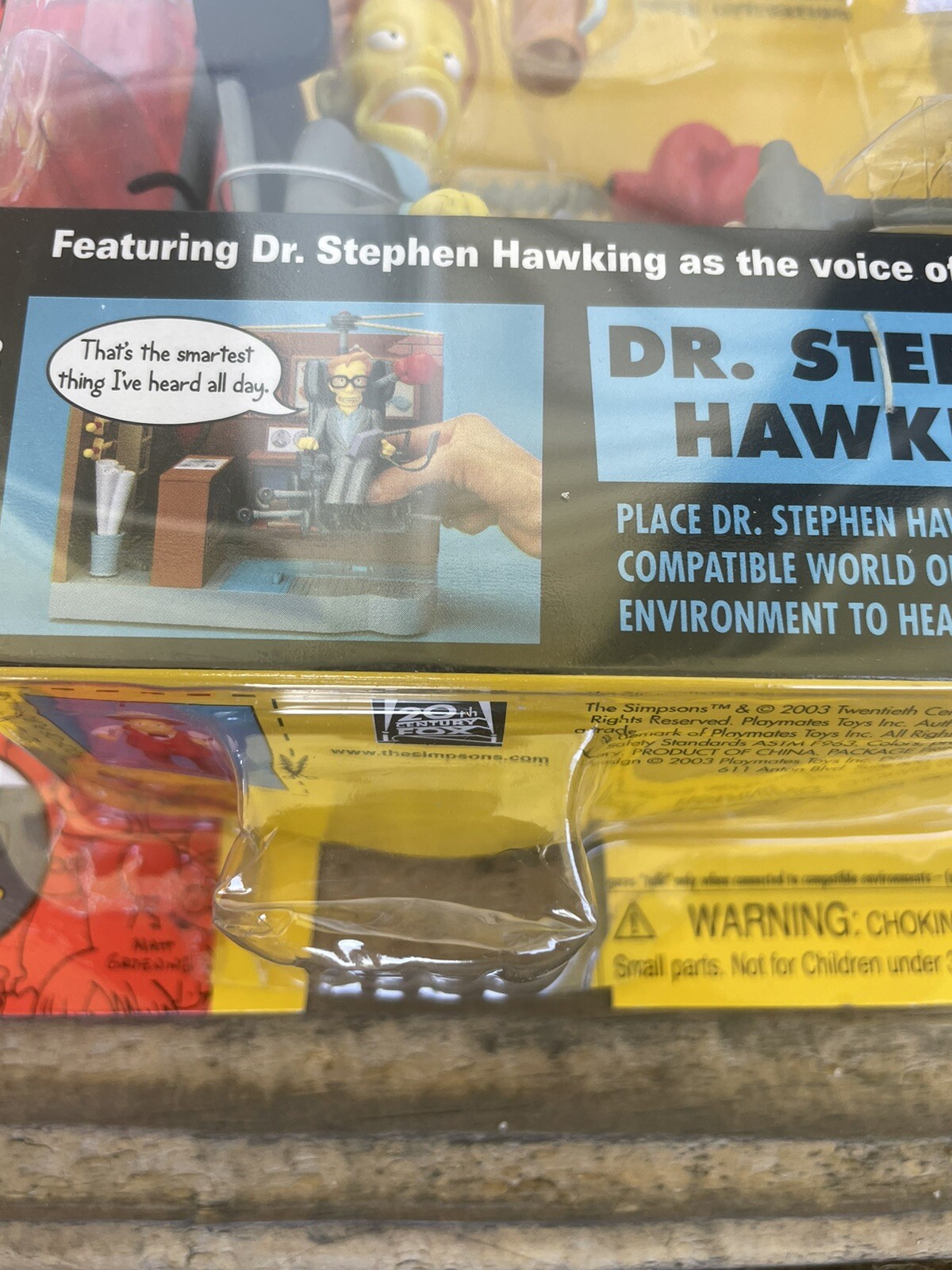 NEW The Simpsons STEPHEN HAWKING Figure World of Springfield Series 13 ...