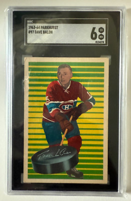 1963-64 PARKHURST NHL HOCKEY #97 Dave Balon SGC6 Montreal Canadiens | eBay