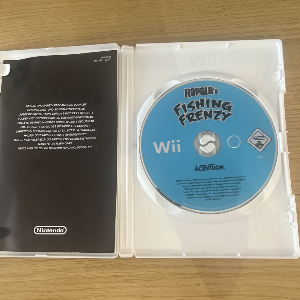 Rapala's Fishing Frenzy - Nintendo Wii game only no rod | eBay UK