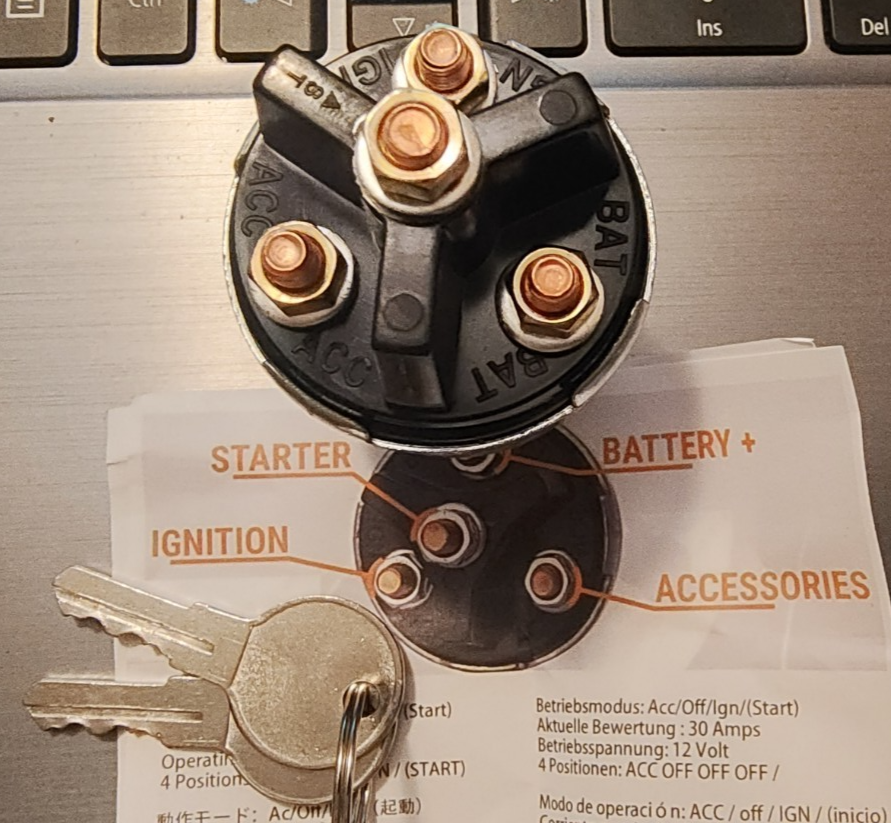 Universal Ignition Switch 4 Position Car, Forklift CLARK,CROWN | eBay