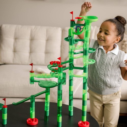 MindWare Mini Golf Marble Run 70pc STEM Toy Launcher Physics Learning ...