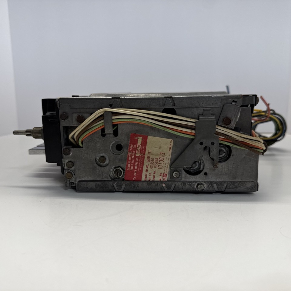 Vtg GM Delco AM/FM Stereo Car Radio 70’S and 80’S With 8 Track Player ...