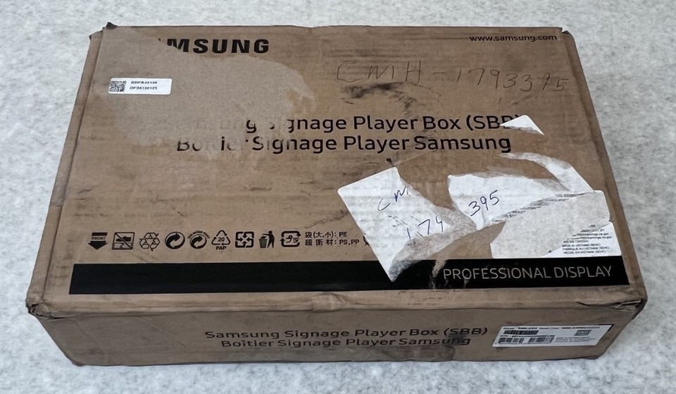 Samsung Signage Player Box SBB-SSN 14VDC SBB-SS08NT2XZA | eBay