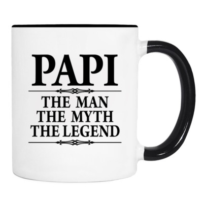 Papi The Man The Myth The Legend -11 oz Mug - Papi Gift - Papi Mug | eBay