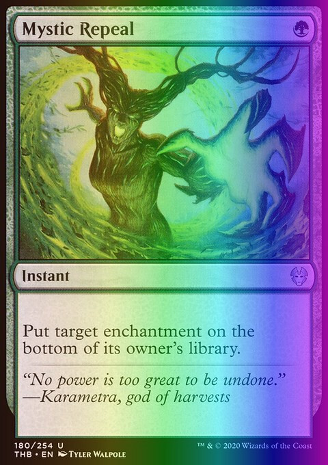 MTG Magic the Gathering Mystic Repeal (180/396) Theros Beyond Death NM ...