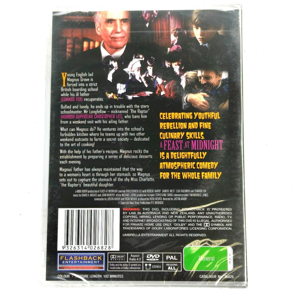 A Feast at Midnight DVD New Sealed - Christopher Lee Robert Hardy ...