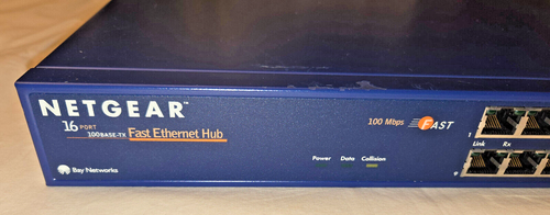 Netgear FE516 16 Port Fast Ethernet Hub | eBay