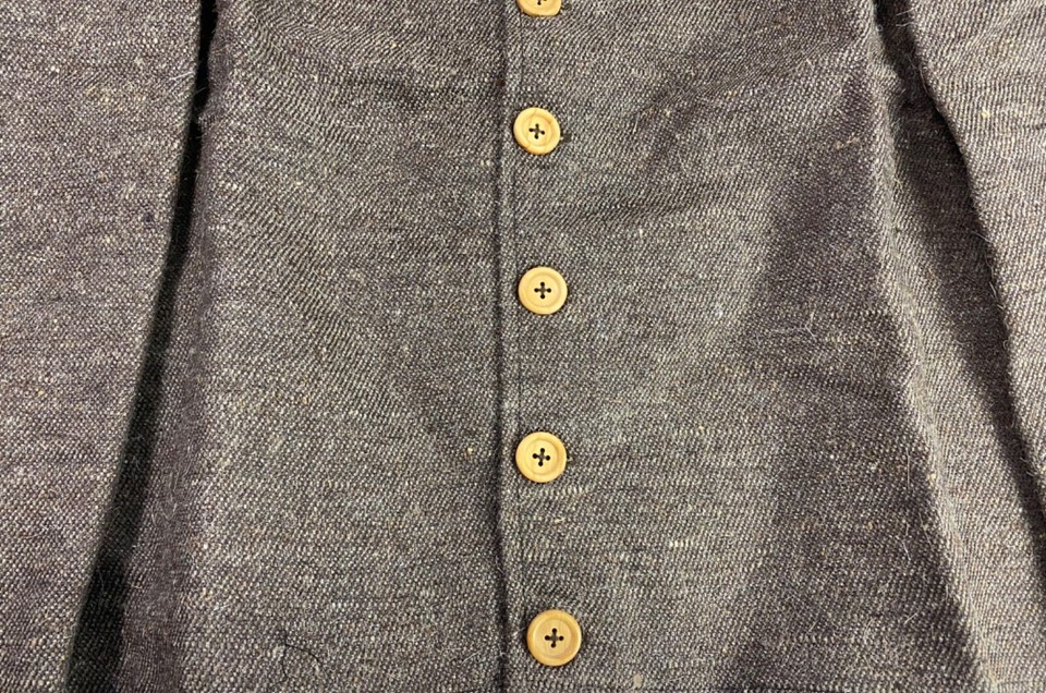 CIVIL WAR CS CSA CONFEDERATE INFANTRY BROW JEAN WOOL SHELL JACKET ...