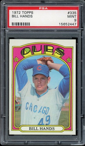 1972 Topps Baseball #335 Bill Hands PSA 9 | eBay