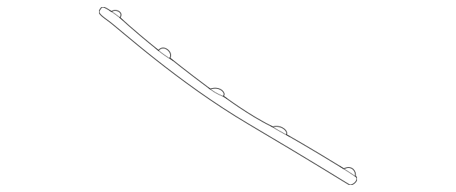 Mercedes Benz GLE 350 450 AMG 20-21 Front Bumper Upper Moulding Trim ...