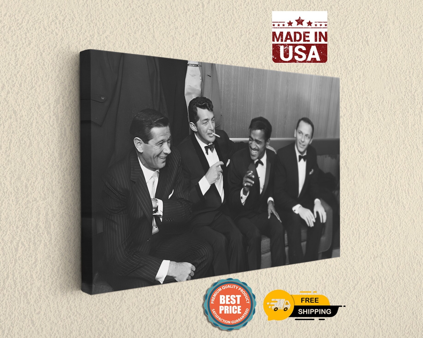 The Rat Pack Poster Carnegie Hall NY 1965 - Canvas Wall Decor | eBay