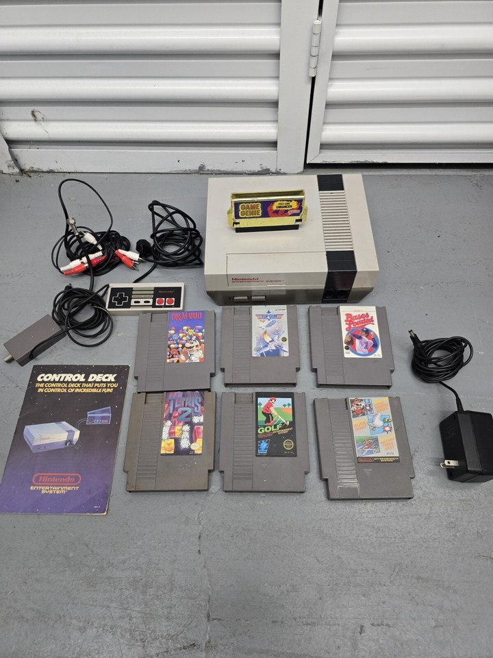 Nintendo Entertainment System NES Console(NES)Bundle W/Instructions ...