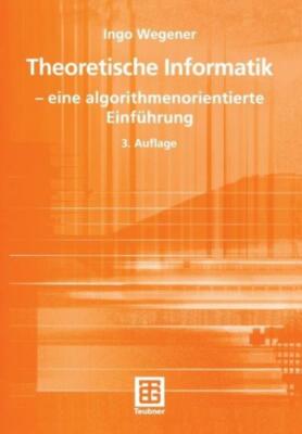 Theoretische Informatik: -- Eine Algorithmenorientierte Einf?Hrung 9783835100336| eBay