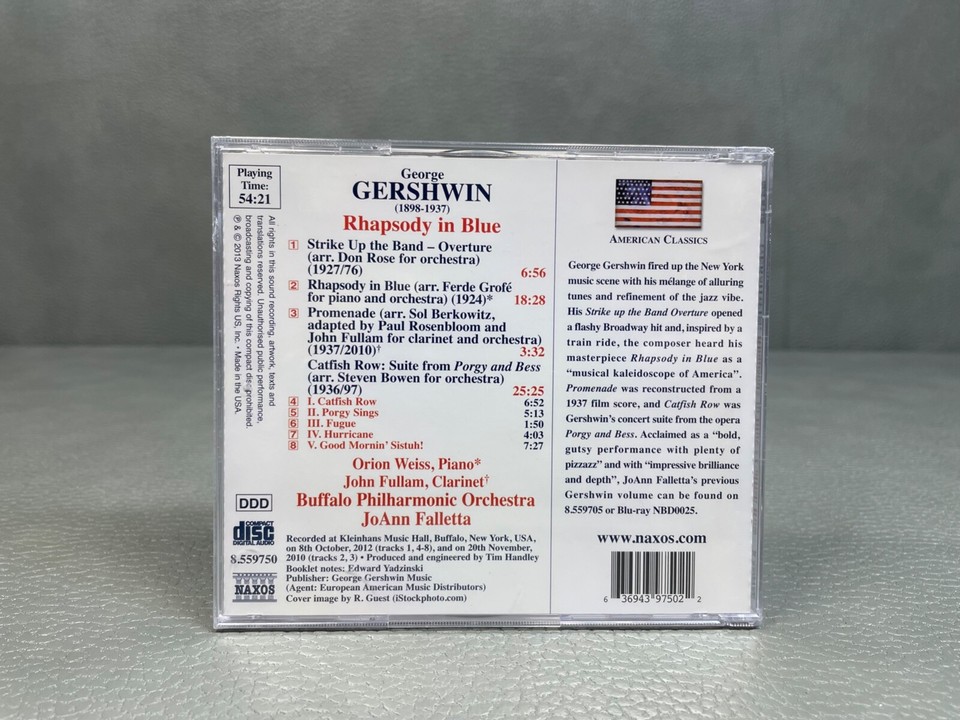 Gershwin "Rhapsody in Blue & Strike Up The Band" CD 636943975022| eBay