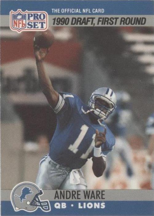 1990 Pro Set Andre Ware #675 for sale | eBay