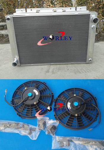 44MM Aluminum Radiator for Ford Thunderbird 1964 1965 1966 64 65 66 + 2 ...