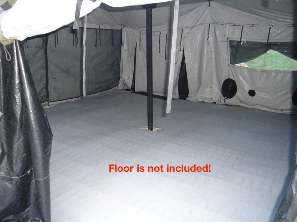 Tan MGPT, Modular General Purpose Army Tent, Medium 18x36' | eBay