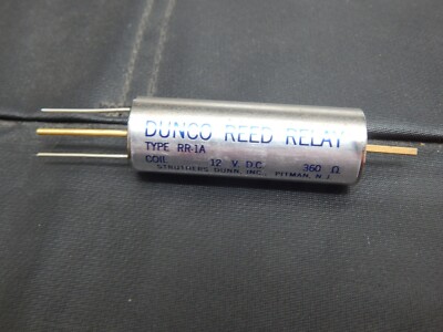 DUNCO RR-1A-12V REED RELAY12VDC 360 OHM - USA SELLER FAST SHIPPING | eBay