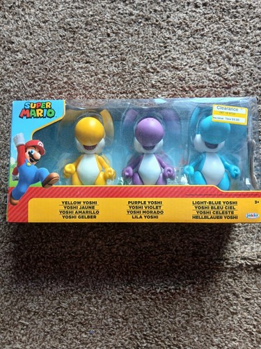 Jakks Pacific Super Mario Yoshi Multi Pack 3 Figure Set 2002WF01 | eBay