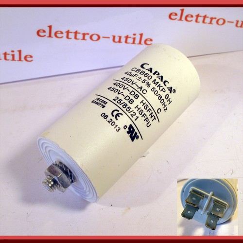 Capacitor 40 microfarad Electric Motor Pump-Motor Capacitor 450v | eBay
