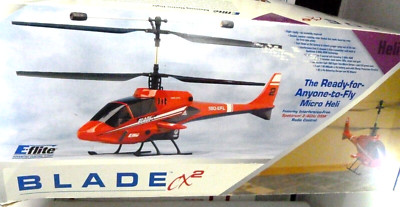 As-Is NEEDS REPAIR E-Flite Blade CX2 Heli RC Helicopter 2.4GHz Red ...