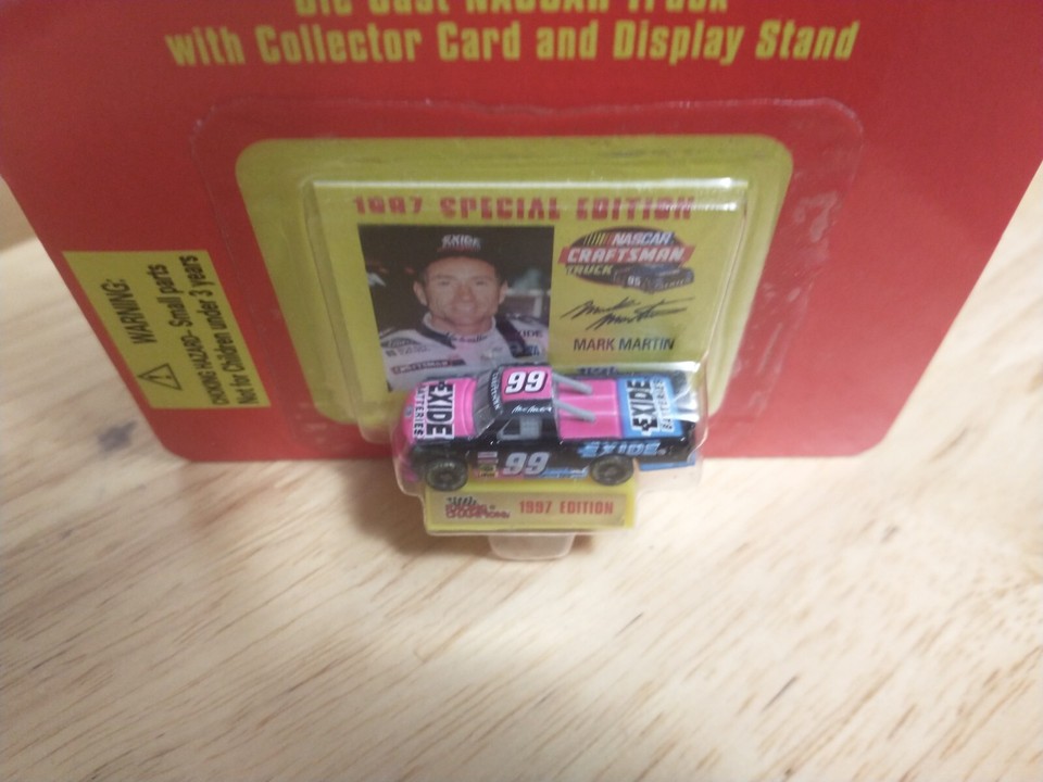 Racing Champions NASCAR 1/144 diecast #99 Exide truck Mark Martin truck ...