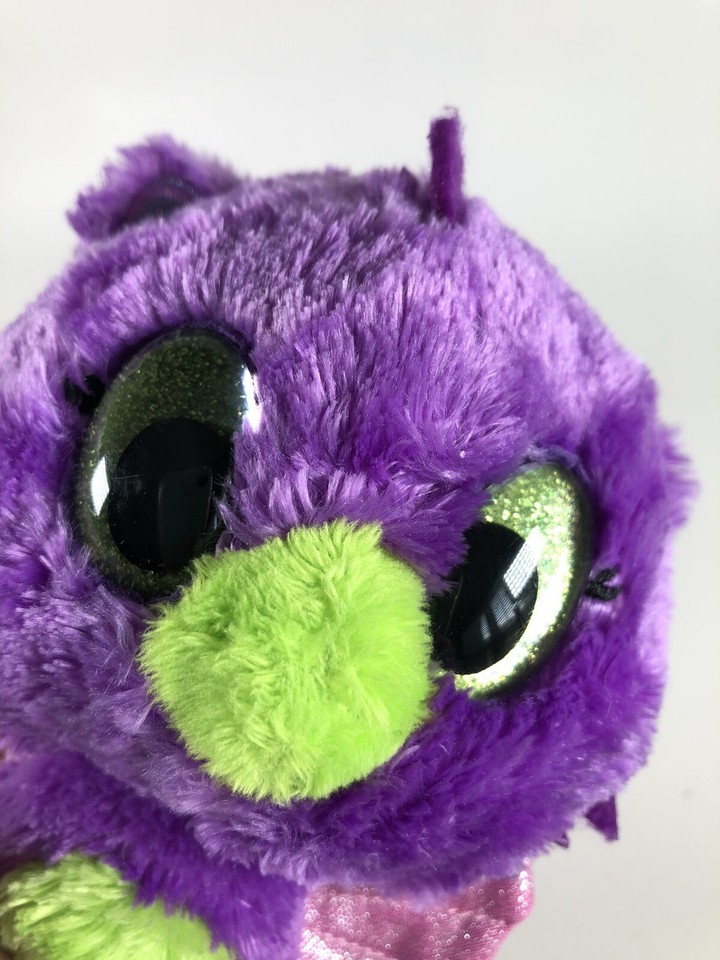 Hatchimals Plush Pink Poodle Purple Dragon 6” Beanie Stuffed Animal Toy ...