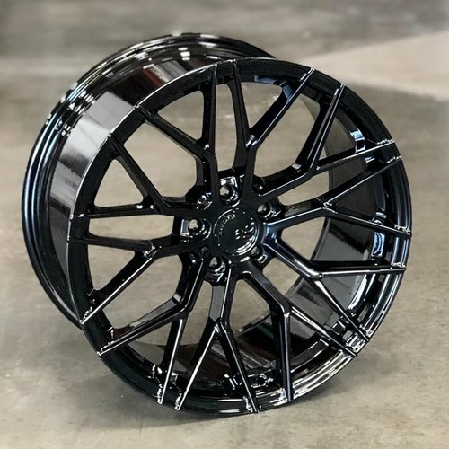 22” AG M520r GLOSS BLACK WHEELS RIMS FOR JEEP GRAND CHEROKEE TRACKHAWK ...