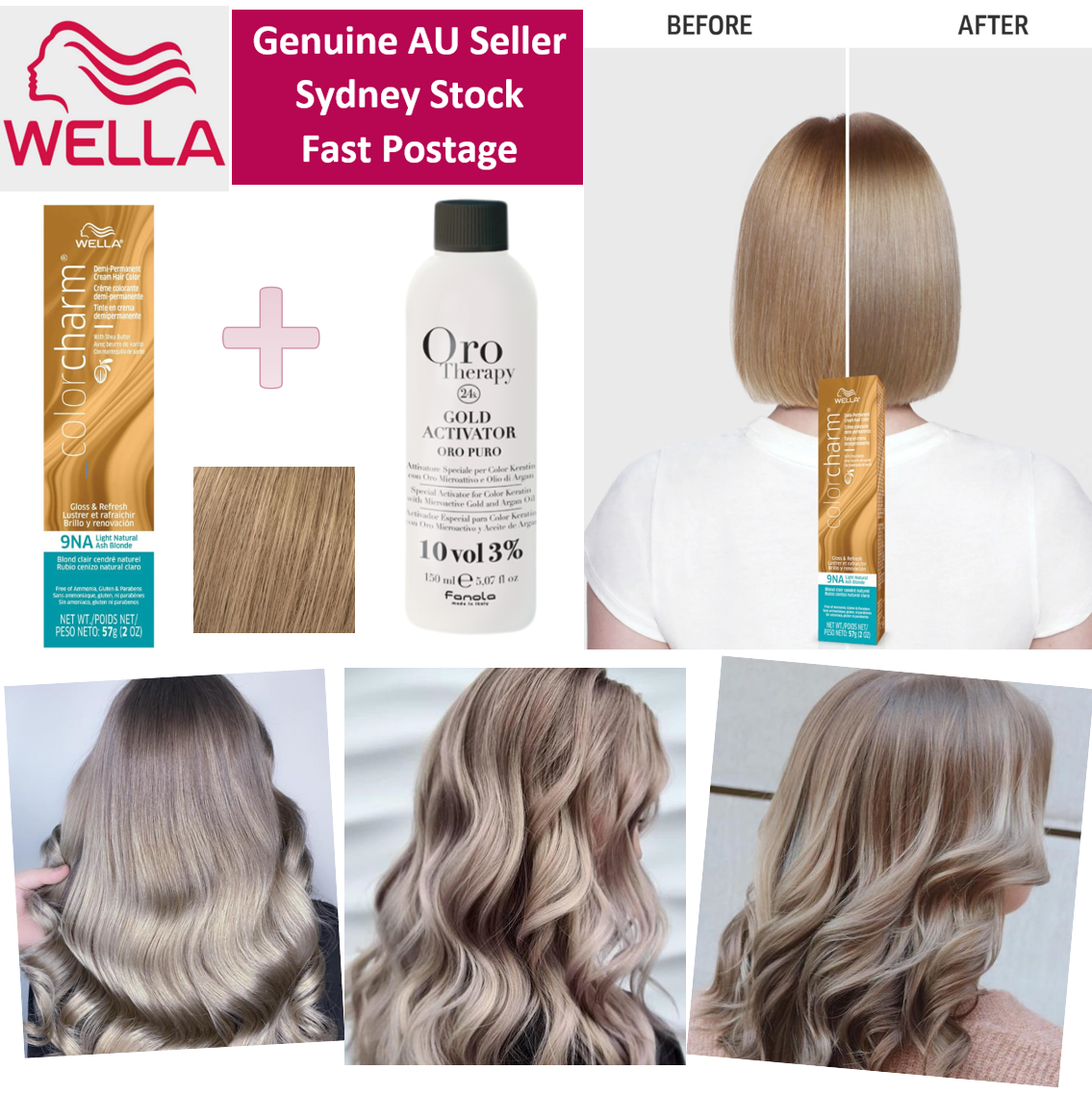Wella Hair Color Before After Wella Caramel Glaze Color Fresh Mask