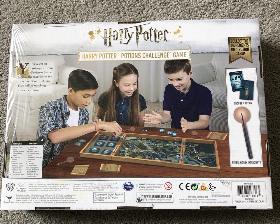Harry Potter Potions Challenge Wooden Board Game Pottermore Factory ...