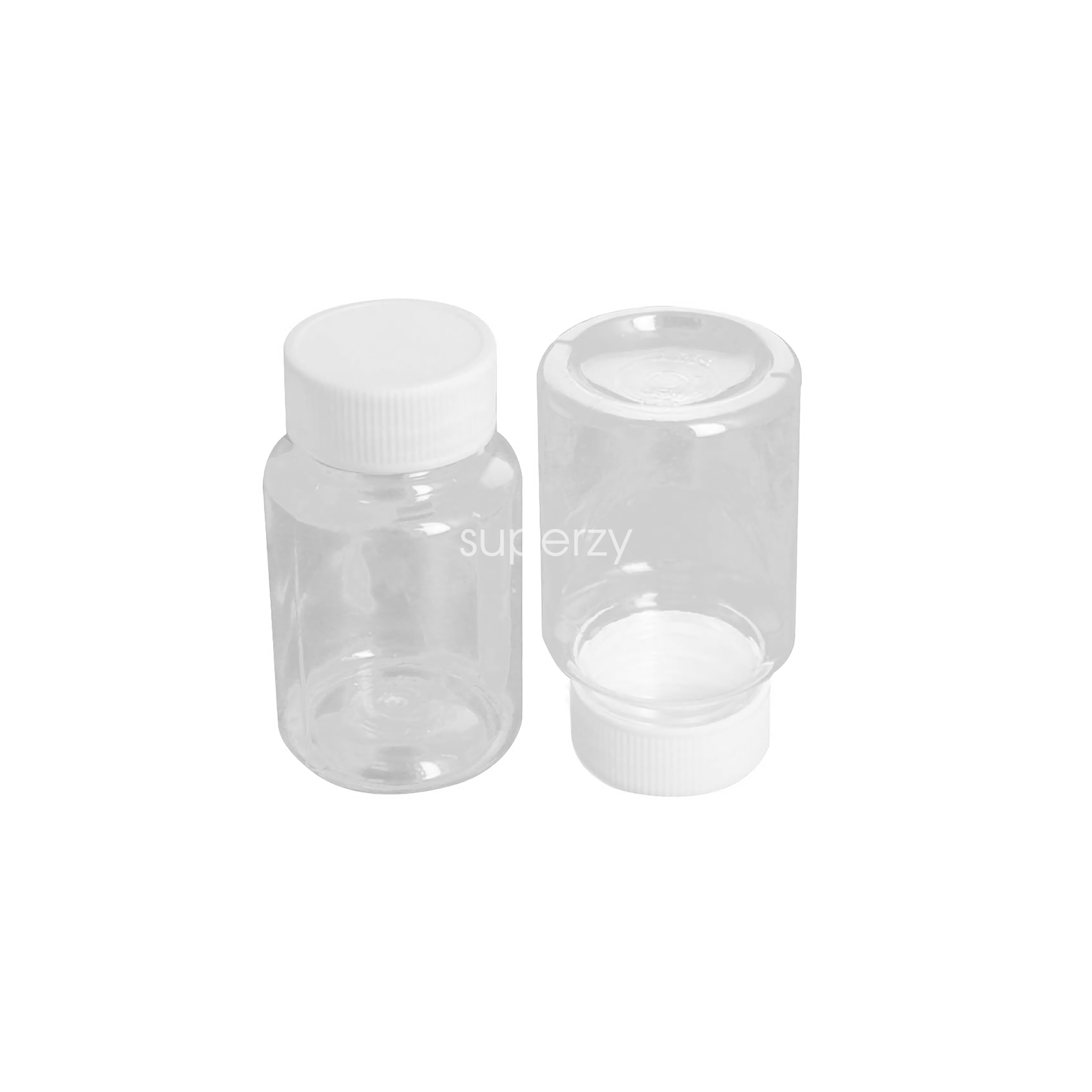 15-100ml Plastic Empty Liquid Bottles Reagent Sample Containers ...