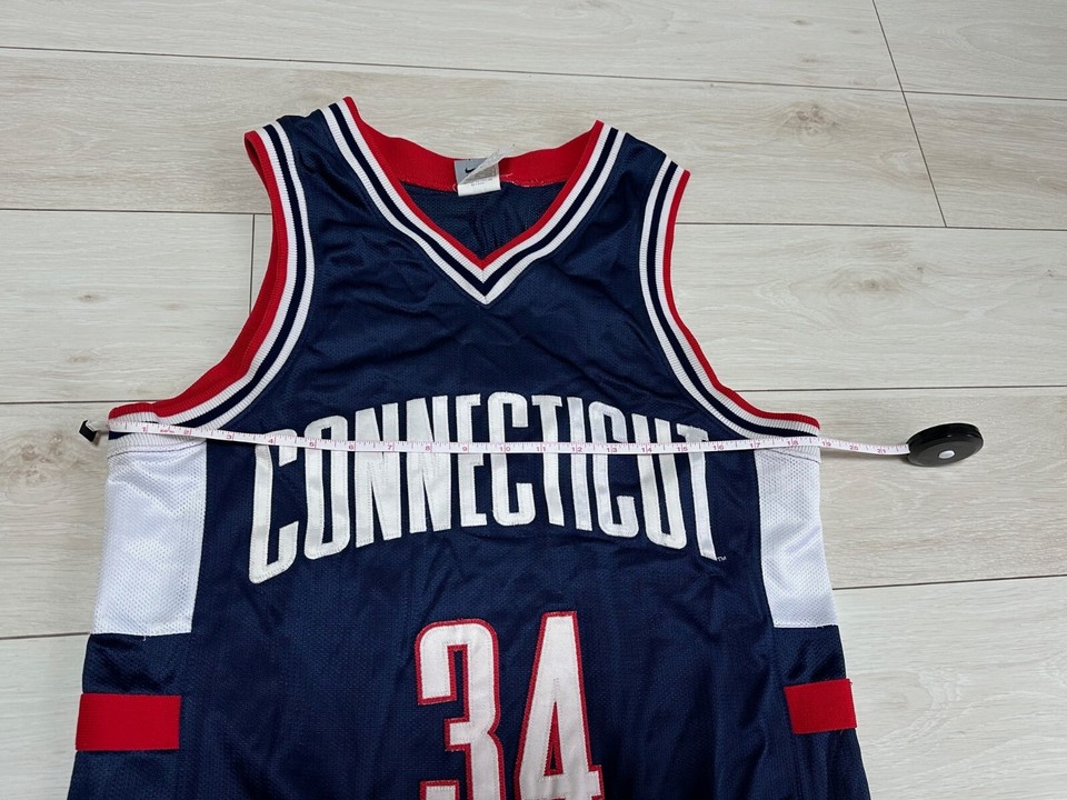 Vintage Nike Ray Allen UCONN Connecticut Huskies Basketball Jersey Size ...