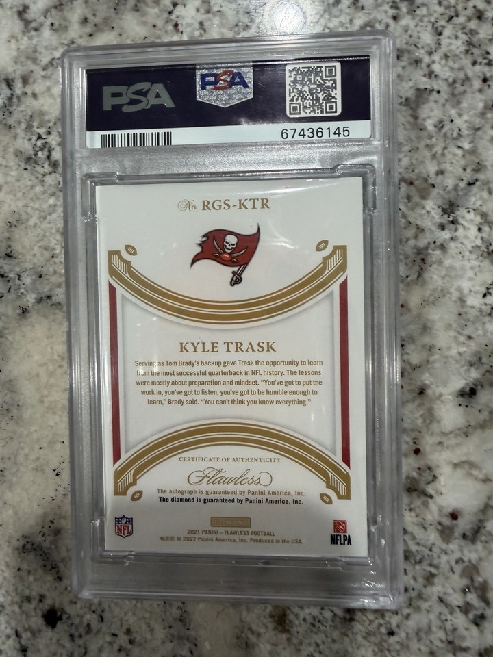 2021 Panini Flawless - Rookie Gems Signatures Kyle Trask #RGS-KTR ...