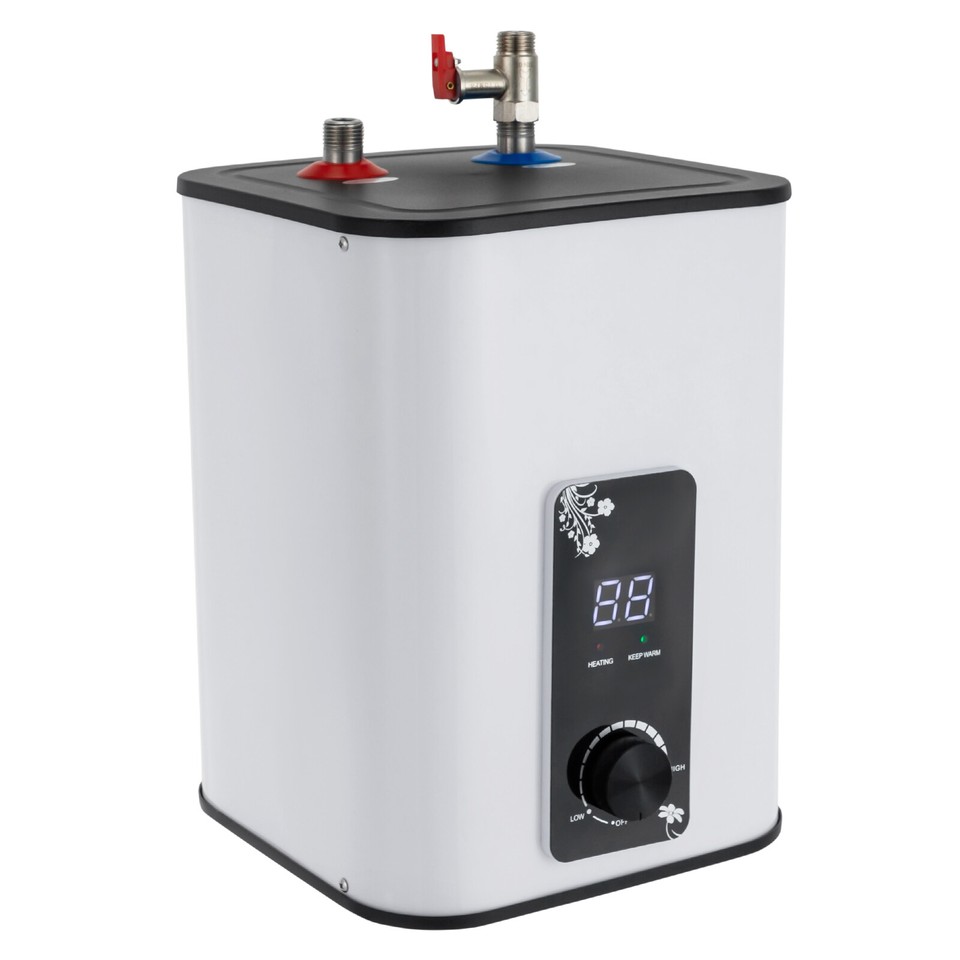 8L Electric Mini Tank Water Heater Rectangle Instant Hot Water Heater ...