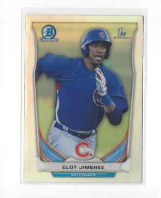 2014 Bowman Chrome Draft Top Prosp Refractor #CTP33 Eloy Jimenez Cubs ...