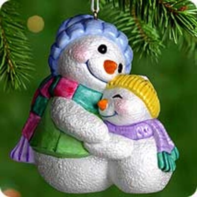 2000 HALLMARK ORNAMENT ~ Warm Kindness ~ SNOWMAN ~ QX6014 ~ NIB | eBay
