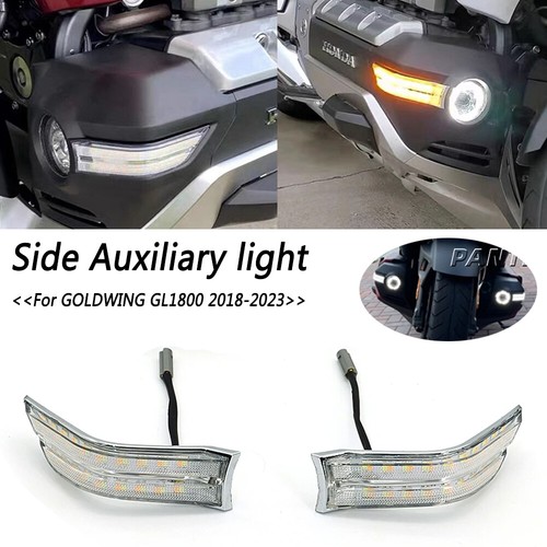 Visibility LED Fog Lamp Side Auxiliary Cowl Light For Honda Gold Wing ...