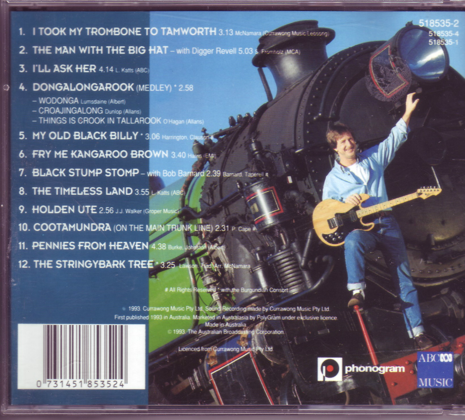 Ian McNamara Macca Tracks Australian CD on ABC (1993) | eBay Australia