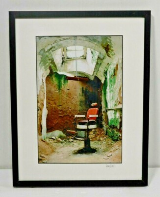 Garry Seidel Ode To A Barber Chair Fine Art Photography framed | eBay