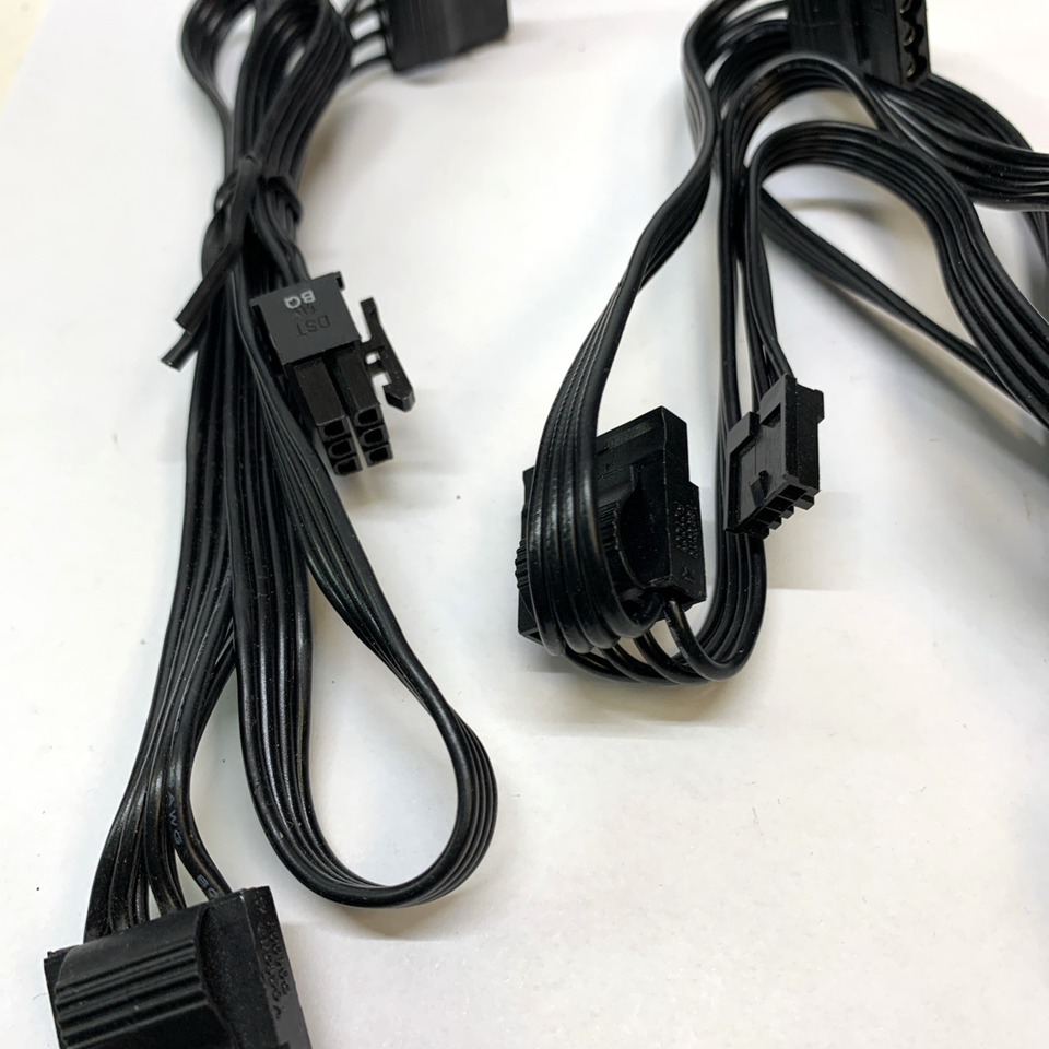 LOT of EVGA 850BQ Cables 2 x Perif Cable 1 x CPU 8 Pin | eBay