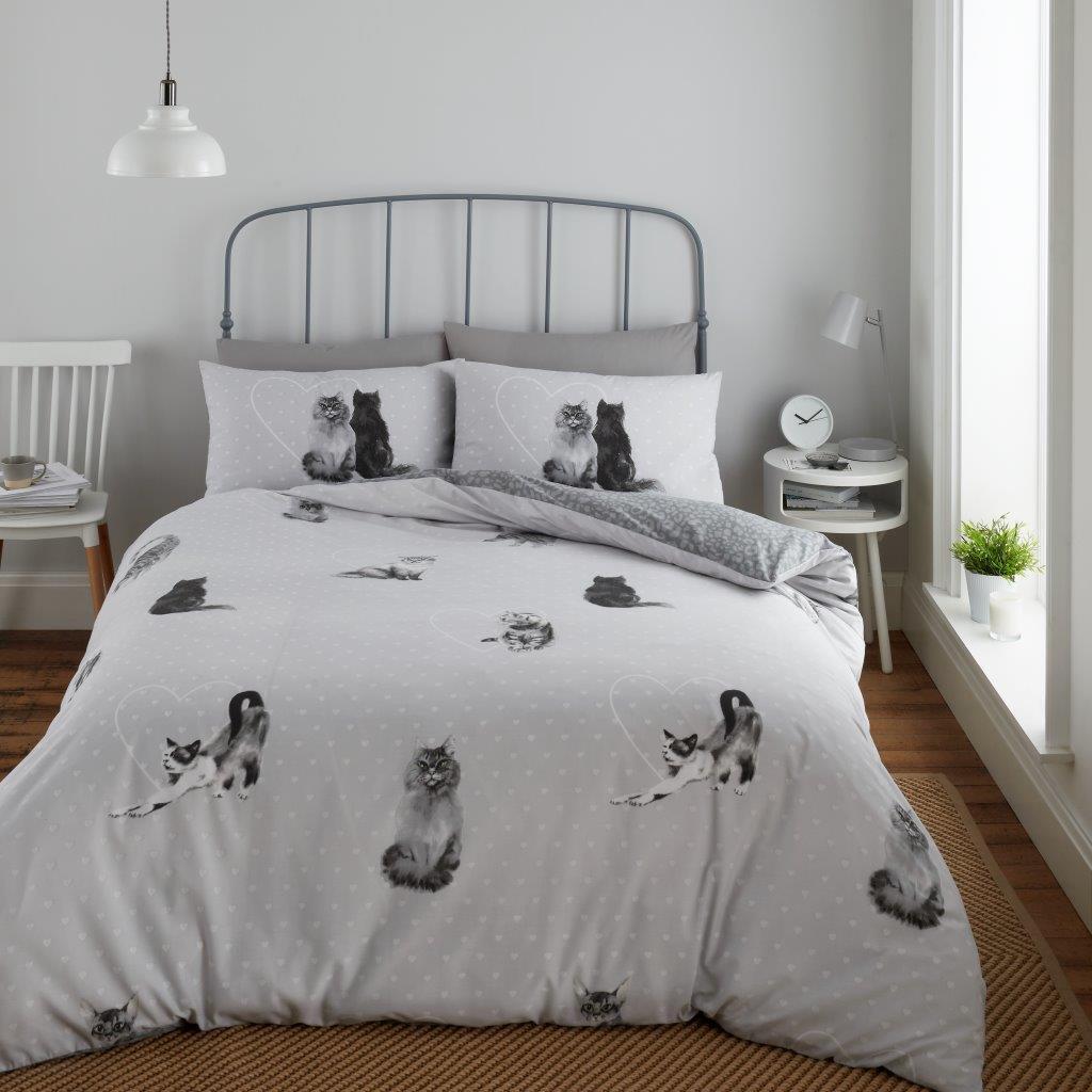 ANIMAL DUVET COVER SET Reversible Quilt Covers Single Double King Size ...