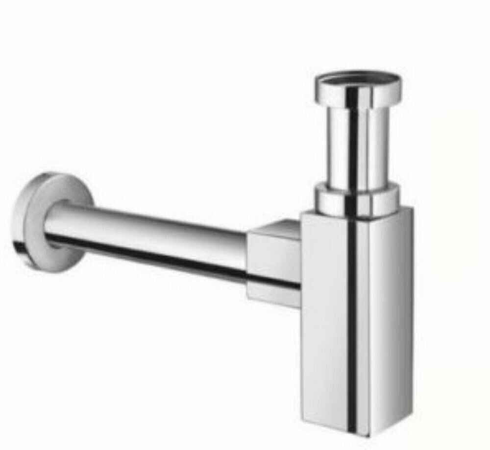 Modern Bottle trap & Outlet Pipe in Chrome for Bathroom Basin Sink ...