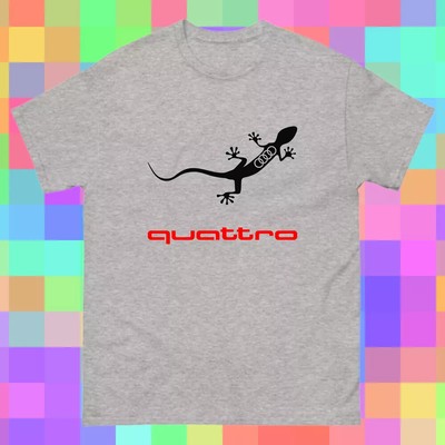 Audi Lizard Quattro Men's T-Shirt Size S to 5XL | eBay