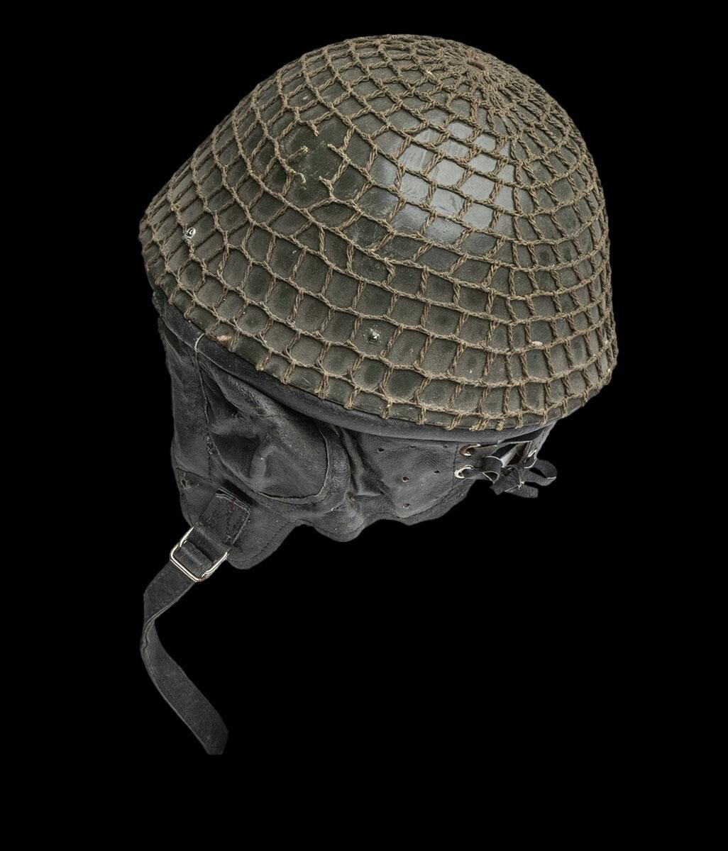 ROMANIAN MILITARY M73 AIRBORNE PARATROOPER HELMET COLD WAR ORIGINAL | eBay