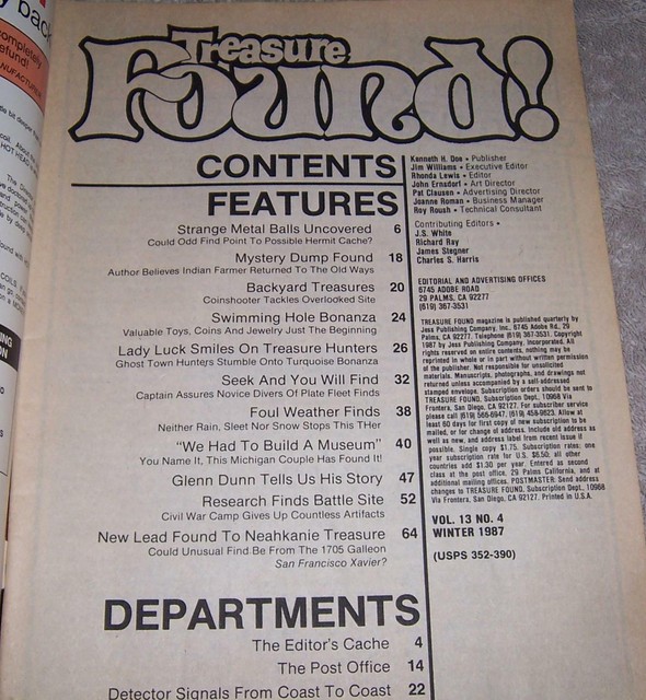 Treasure Found Magazine Spring1983 - Gold Vol 9 #1 for sale online | eBay