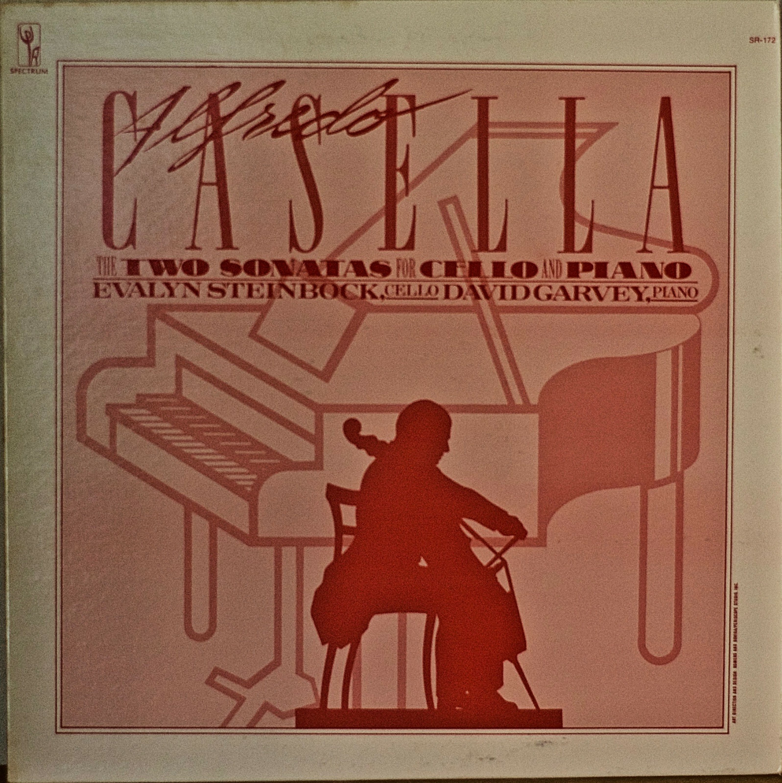 ALFREDO CASELLA: The Two Sonatas for Cello and Piano-NM1983LP | eBay