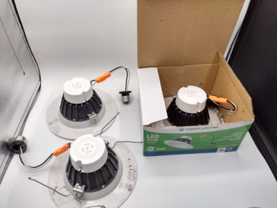 Lot of 3!! Retrofit recessed lighting 3000 k, 75W 14 watt, EZ SCREW IN ...