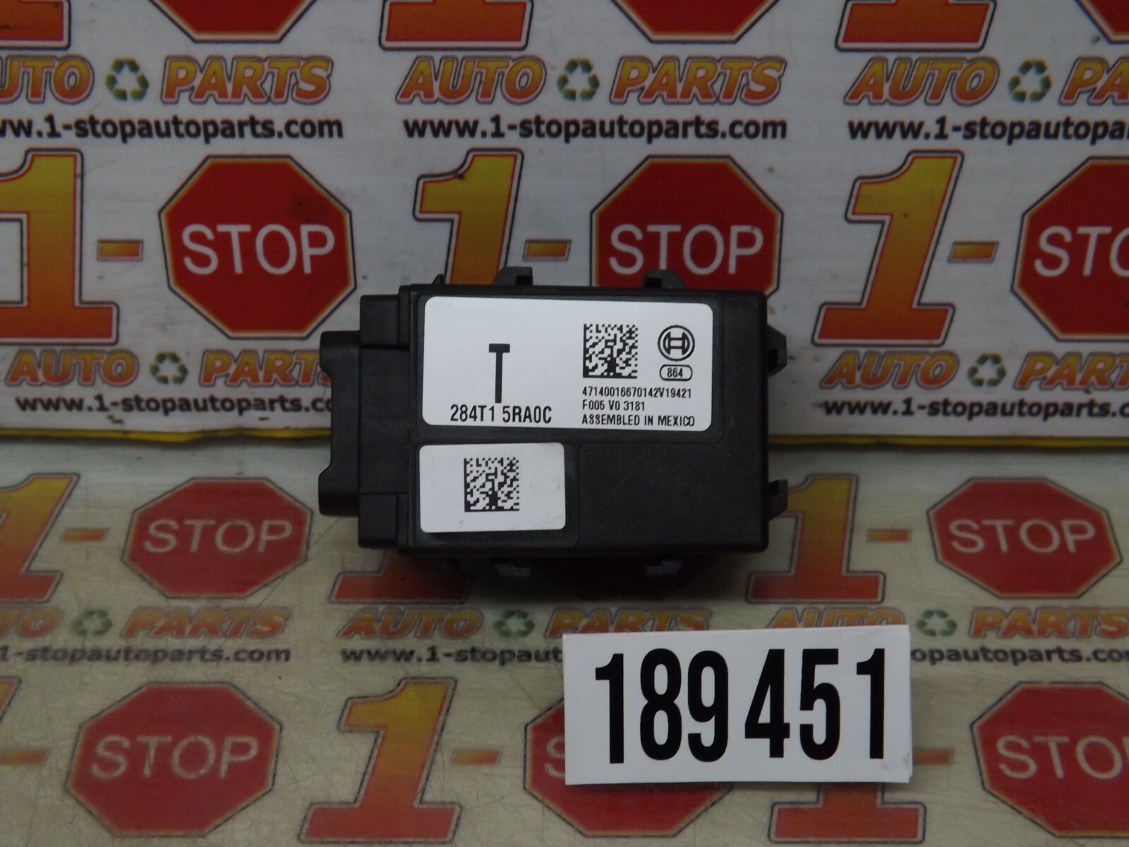 2020-2022 NISSAN KICKS KEYLESS THEFT LOCKING CONTROL MODULE 284T1-5RA0C ...