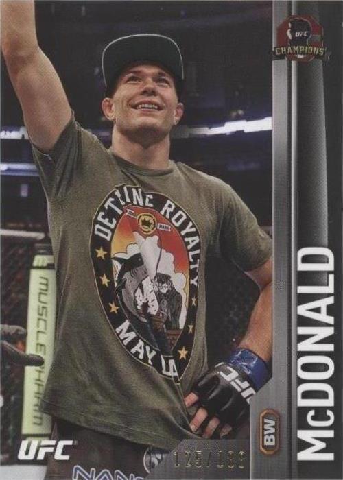 2015 Topps UFC Champions - Michael McDonald #123 Black /188 for sale ...