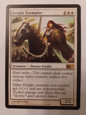 MTG Knight Exemplar N/M Magic 2011 Rare | eBay